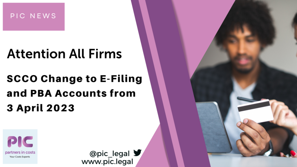 SCCO Change to E-Filing and PBA Accounts - PIC