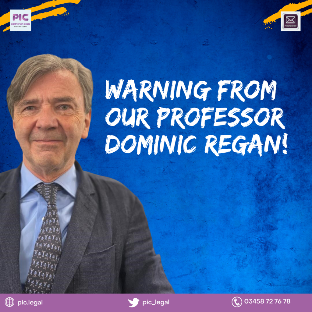 Warning from our Professor Dominic Regan! - PIC